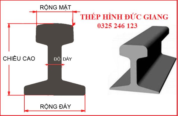 Thép Ray P50 - Thép Hình Đức Giang đơn vị cung cấp Thép Ray các loại ...